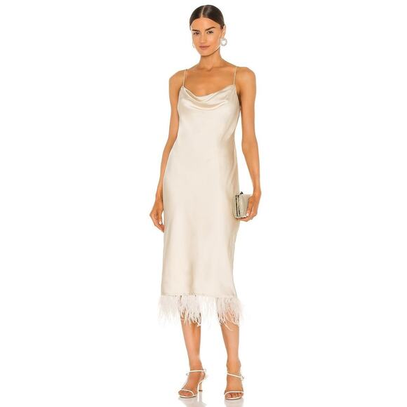 L'Academie | Dresses | Revolve L Academia The Mindy Midi Dress In Ivory ...